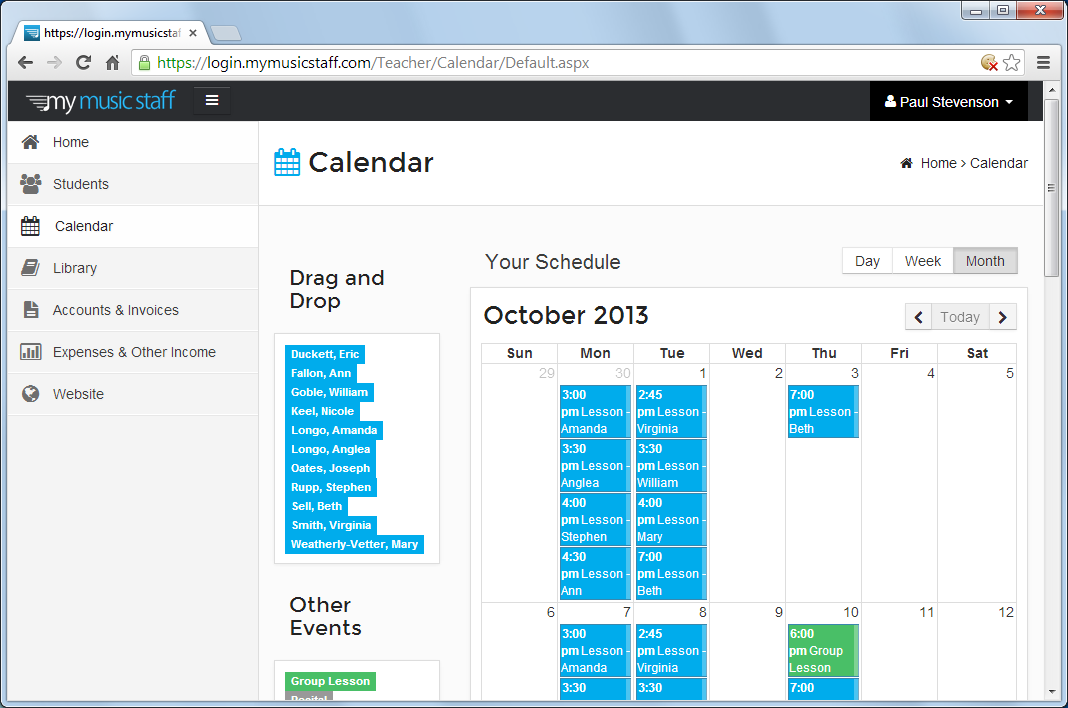 Music Lessons with IM Teaching - My Music Staff Screen Shots